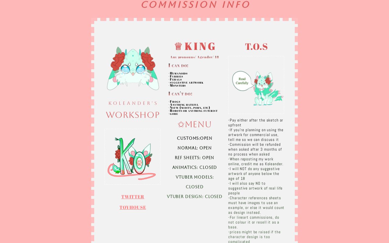 Koleander's workshop